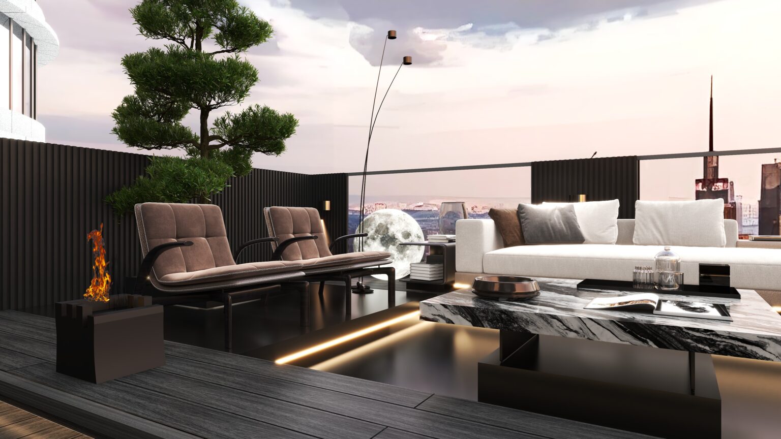 Rooftop Deck Plan - Oakio Plastic Wood Building Materials Company